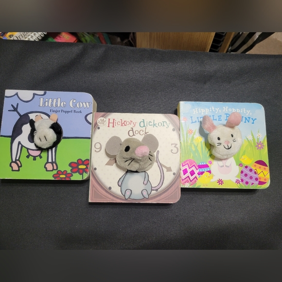 Other | Puppet Book Collection Interactive Animal Bunny Rabbit Spotted ...